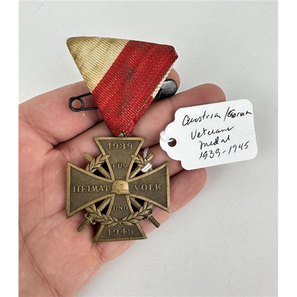 Austrian Cross of Honor Medal 1939-1945