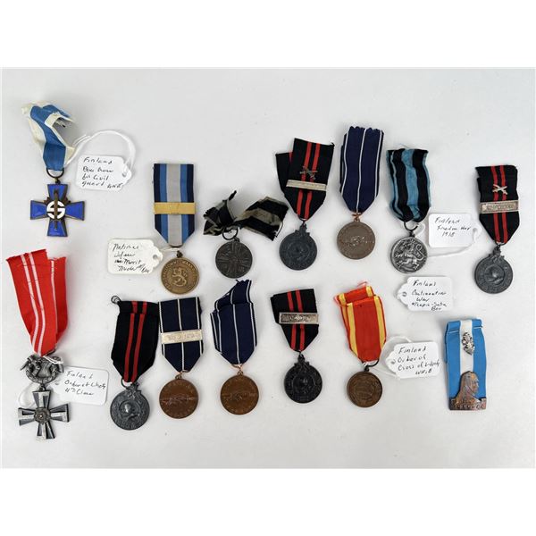 WWI WW1 WW2 Finland Medals