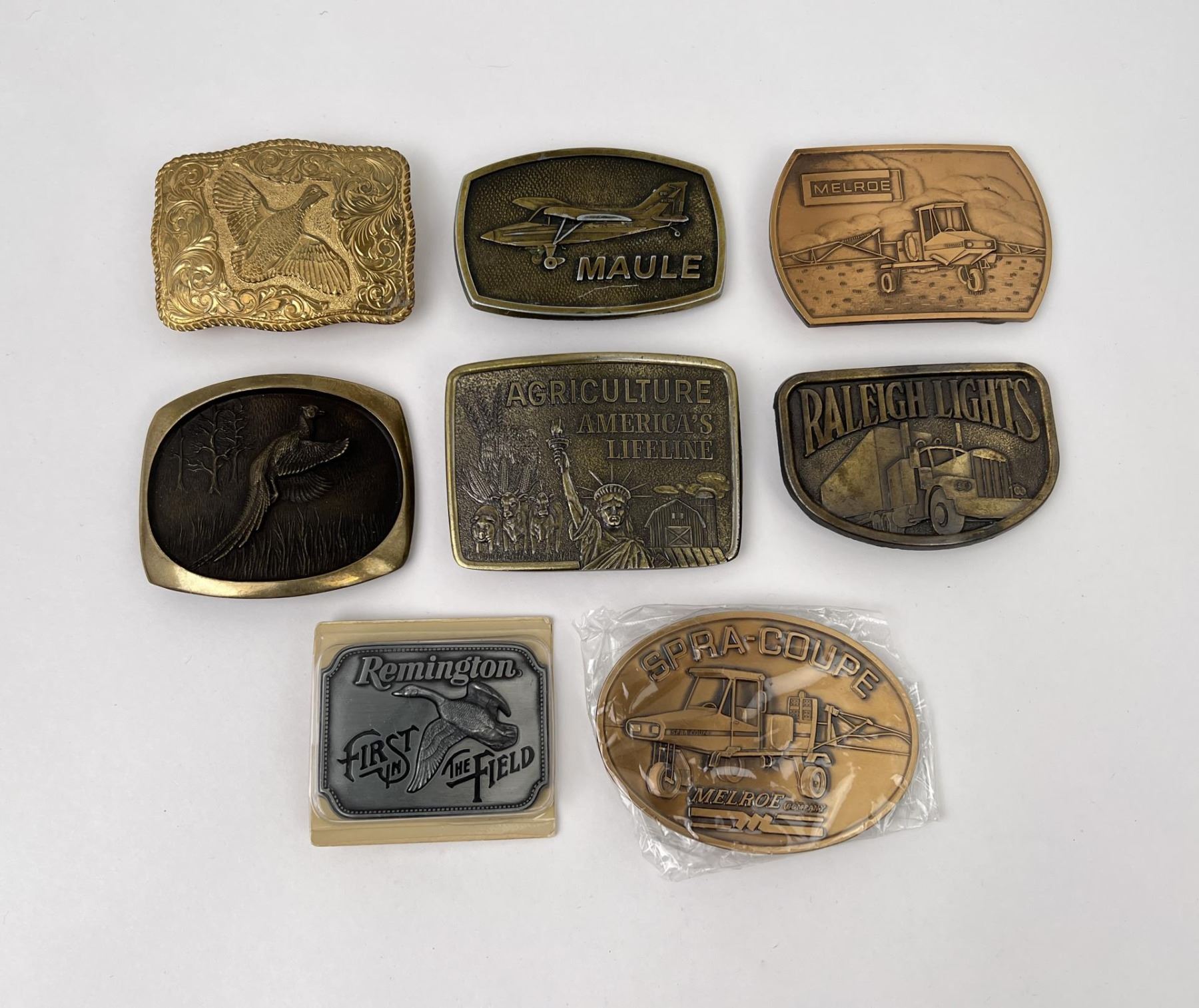 Collection of Vintage Belt Buckles
