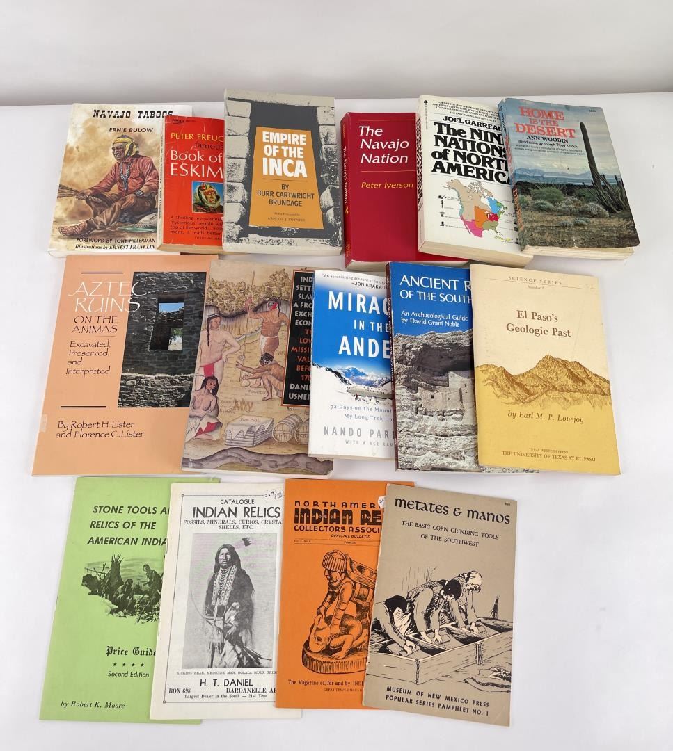 Collection of Native American History Books