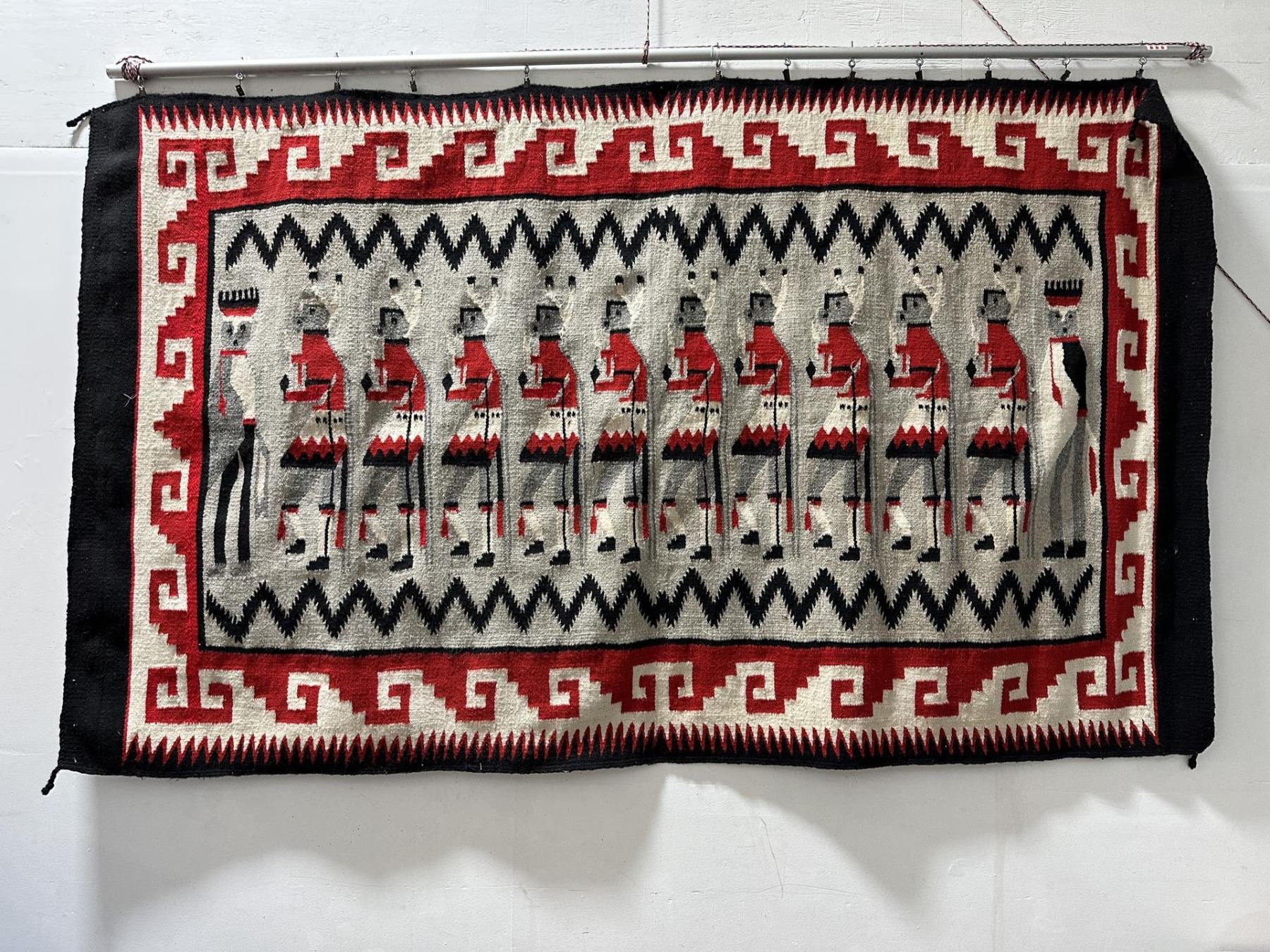 Navajo Indian Yei Dancer Rug