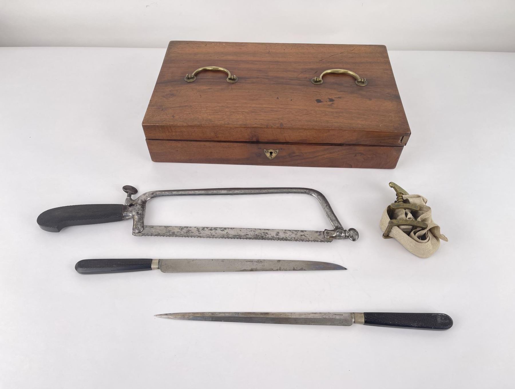 Antique Civil War Field Surgeon Amputation Kit