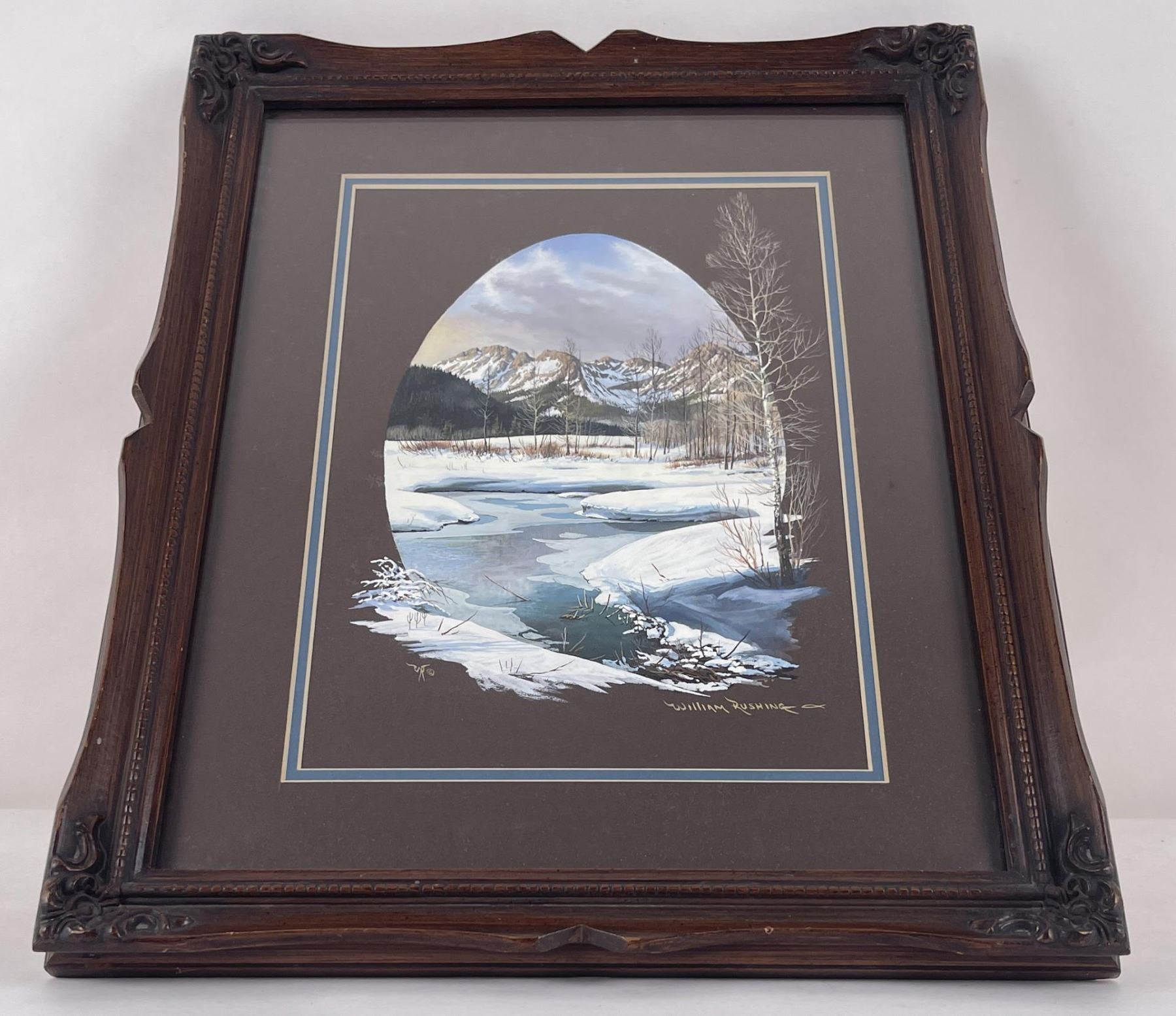 William Rushing Glacier Park Montana Painting