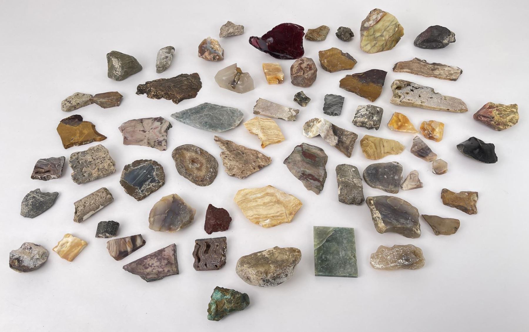 Collection of Lapidary Material Slabs