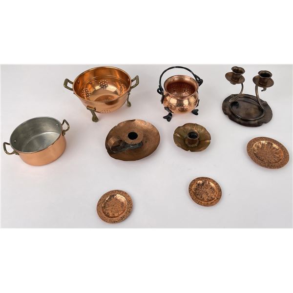 Collection of Copperware