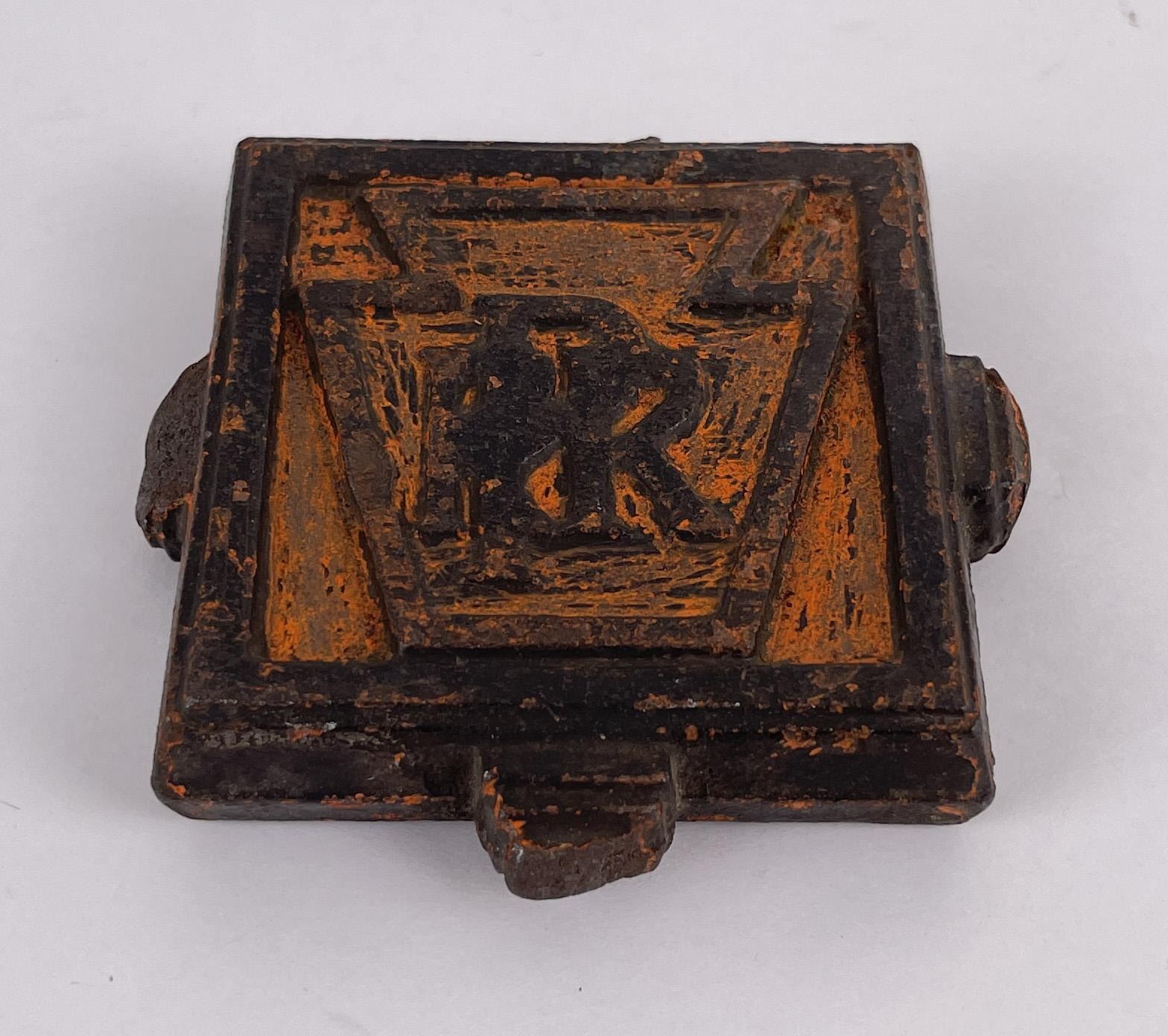 Pennsylvania Railroad Cast Iron Keystone