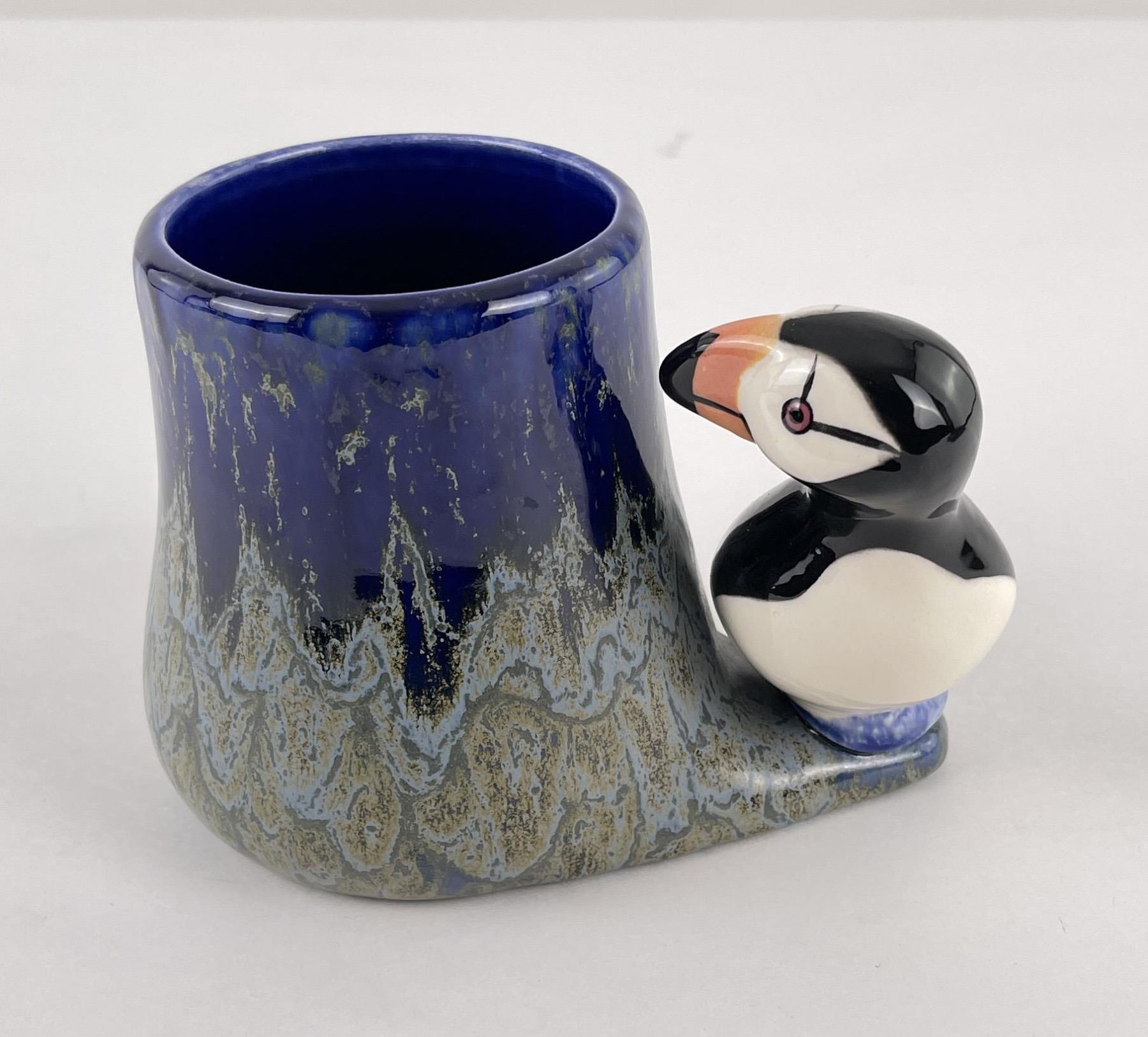 Dug Wylie Pottery Puffin Coffee Mug