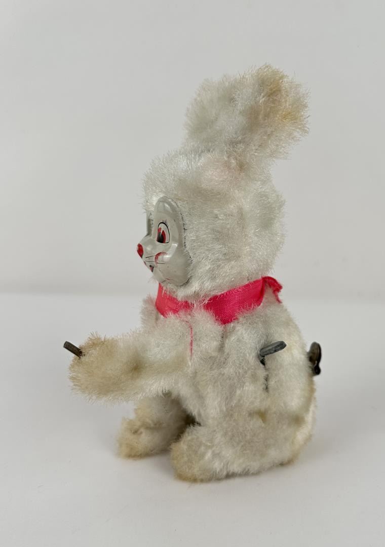 Vintage Tin Toy Bunny Rabbit Wind Up Japan