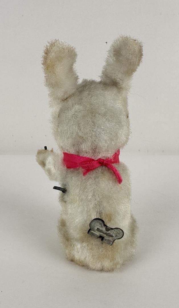 Vintage Tin Toy Bunny Rabbit Wind Up Japan