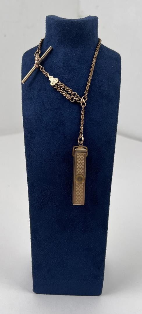 Antique Pocket Watch Chain Cigar Cutter