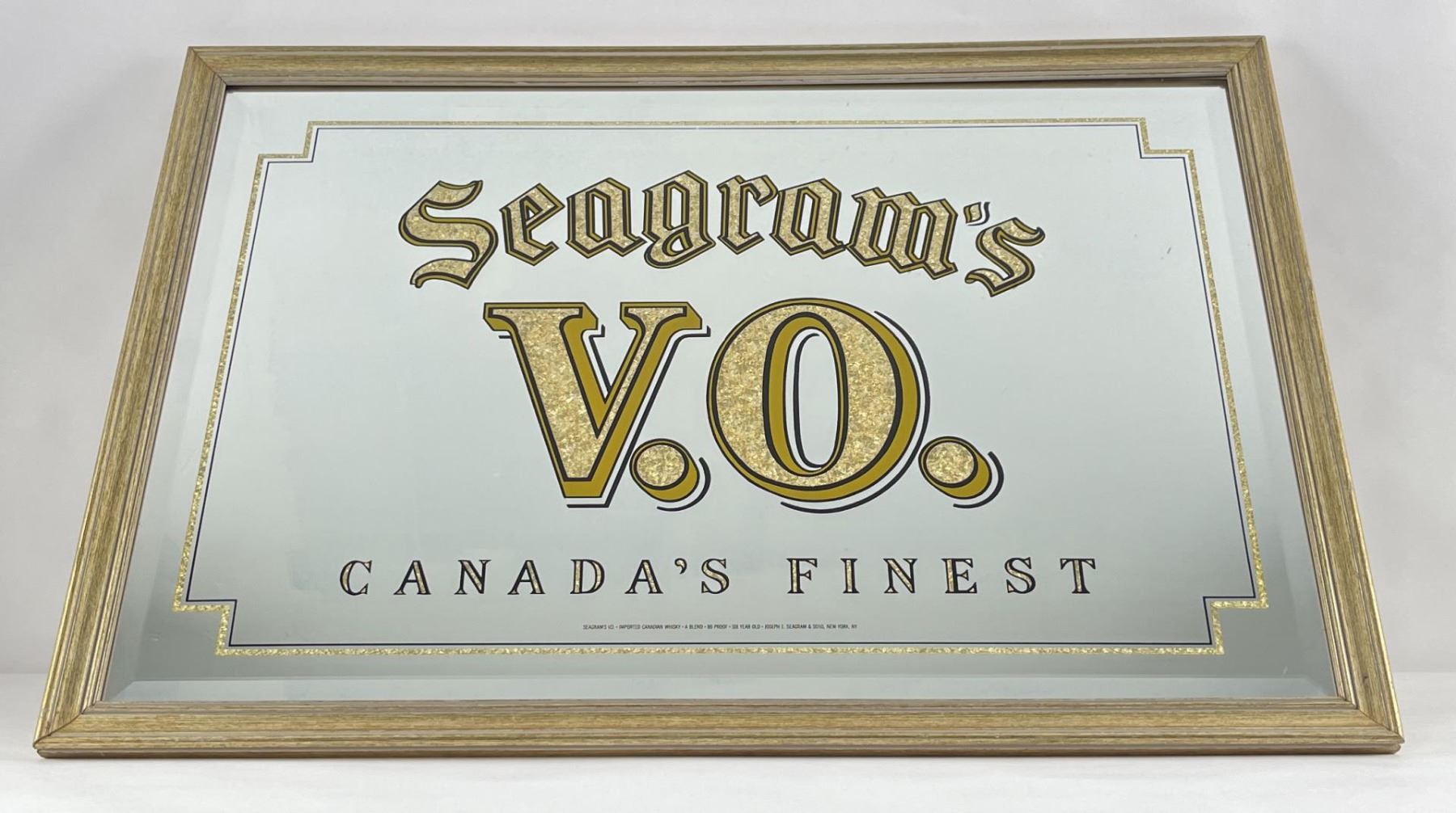 Seagram's VO Canadian Whiskey Mirror
