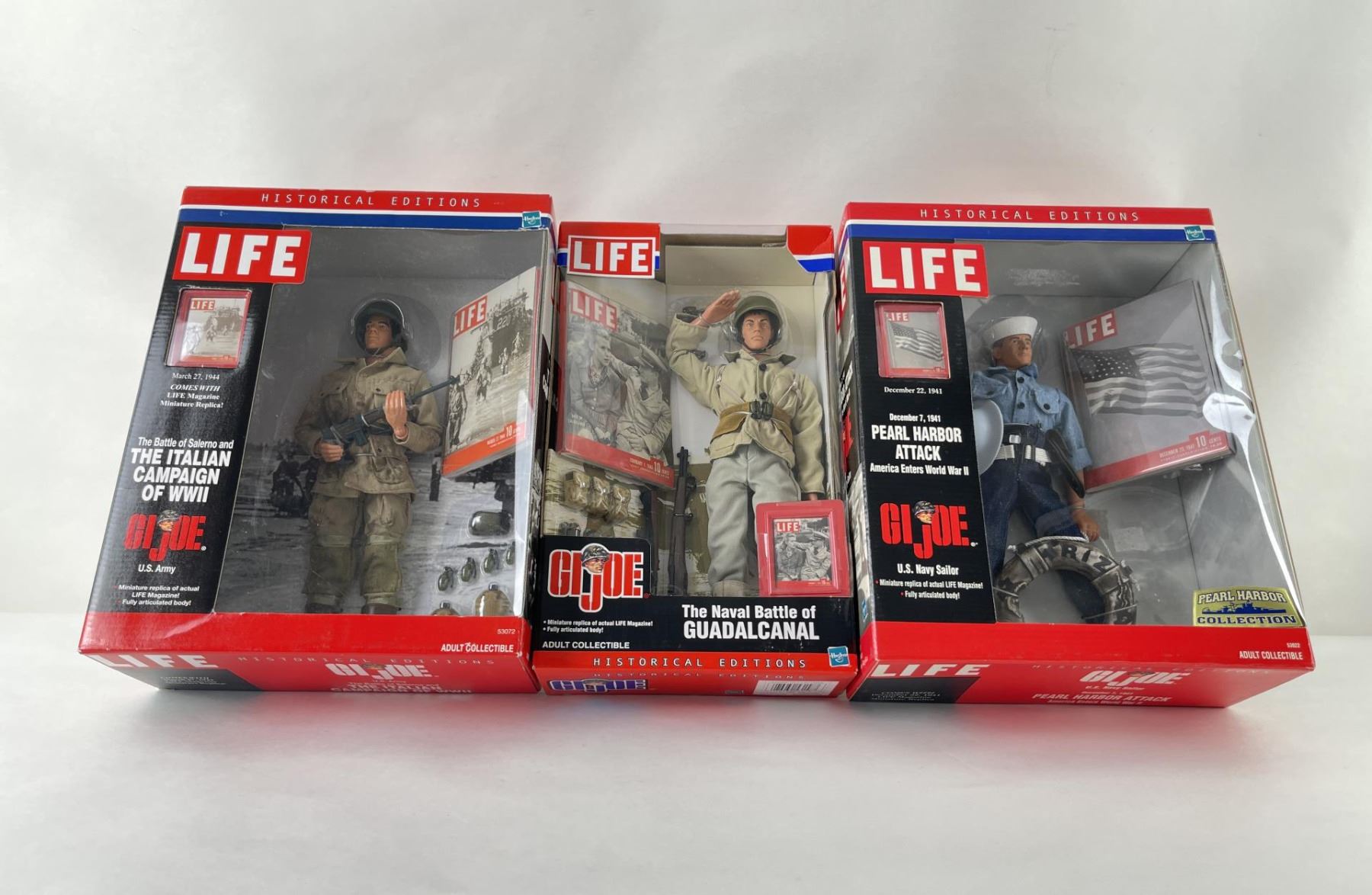 GI Joe Action Figures Life Historical Editions WW2