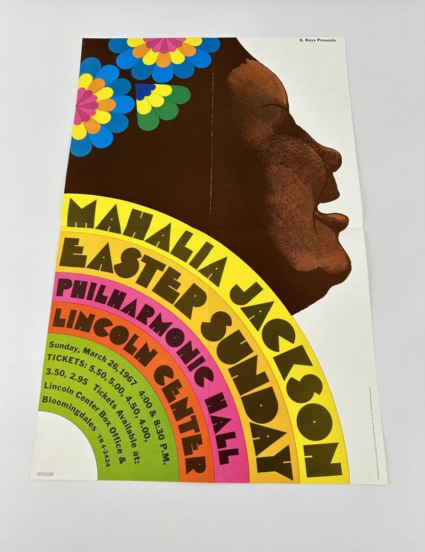 Mahalia Jackson Easter Sunday Poster Milton Glaser