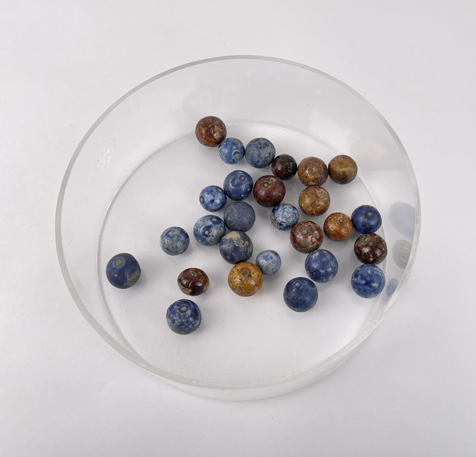 Antique Bennington Clay Marbles