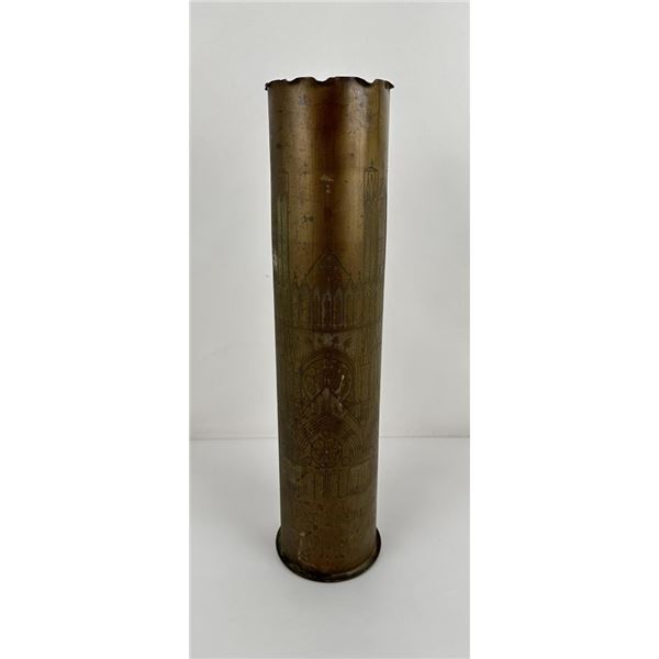 WW1 WWI German Trench Art Shell 105mm