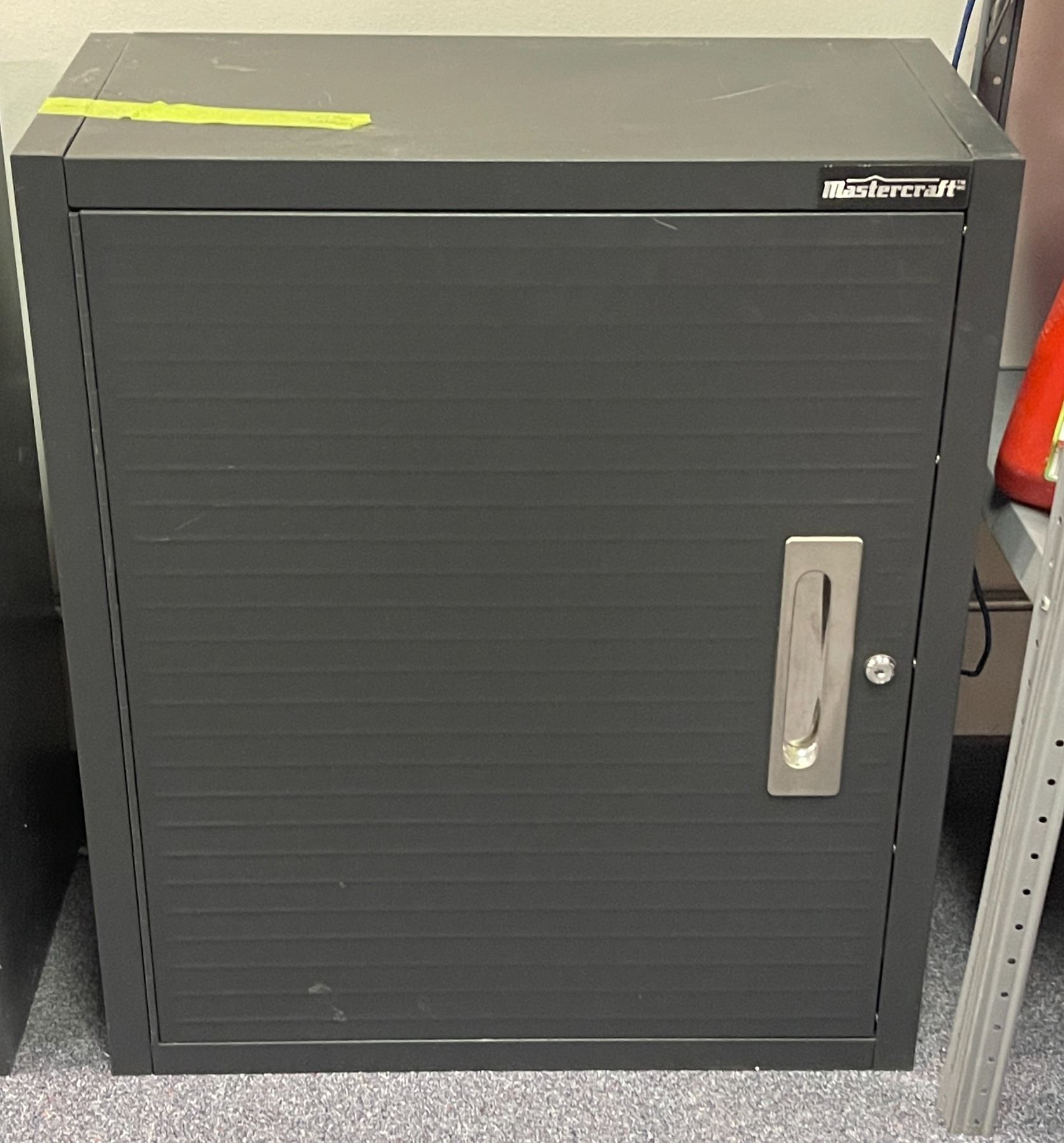 Mastercraft one-door metal storage utility cabinet w/ contents (24" W x ...