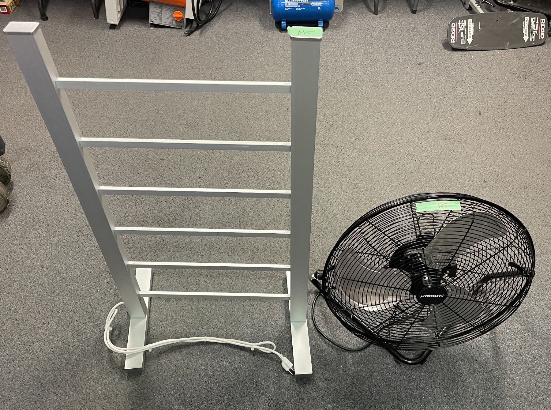 Mastercraft - 20" floor fan - model: 043-7331-8 & towel warmer - model ...