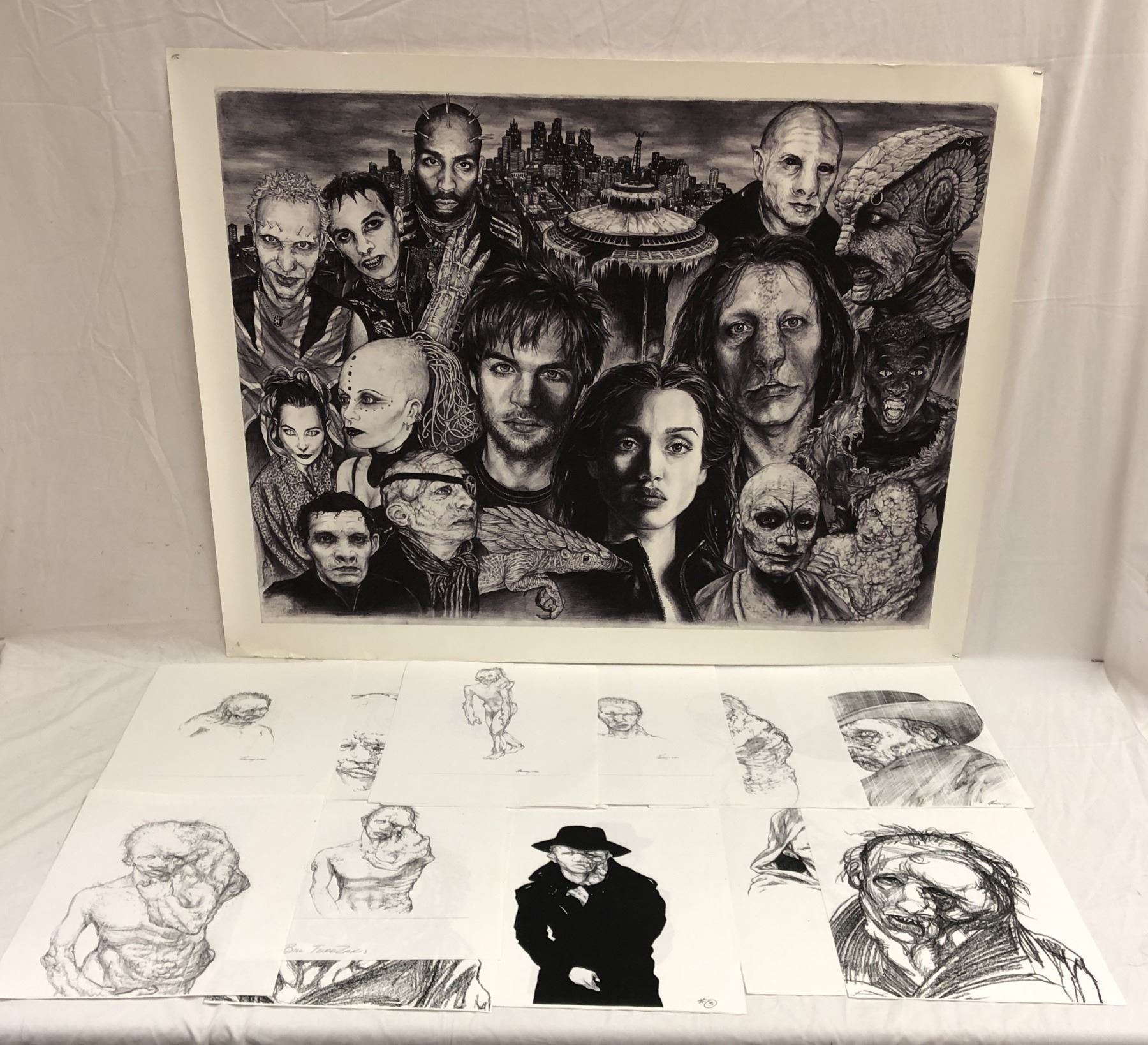 "Dark Angel" TV Series - Original The Elephant Man concept sketches ...
