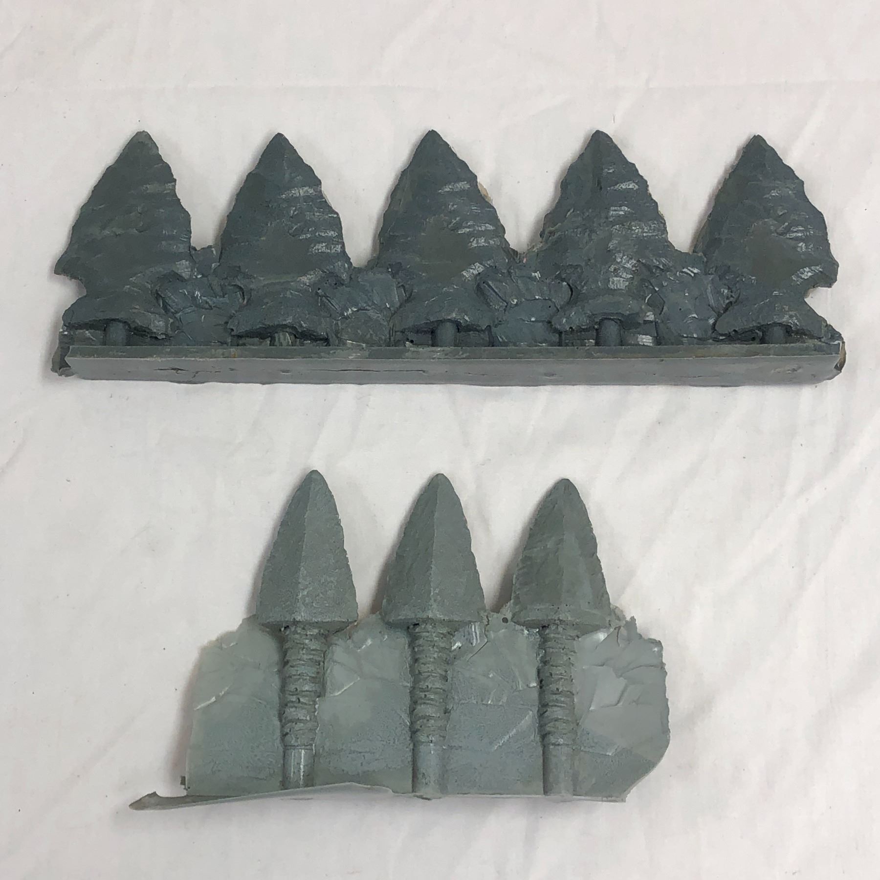 "Arrow" TV Series - Set of prop arrow tips from "The Island"