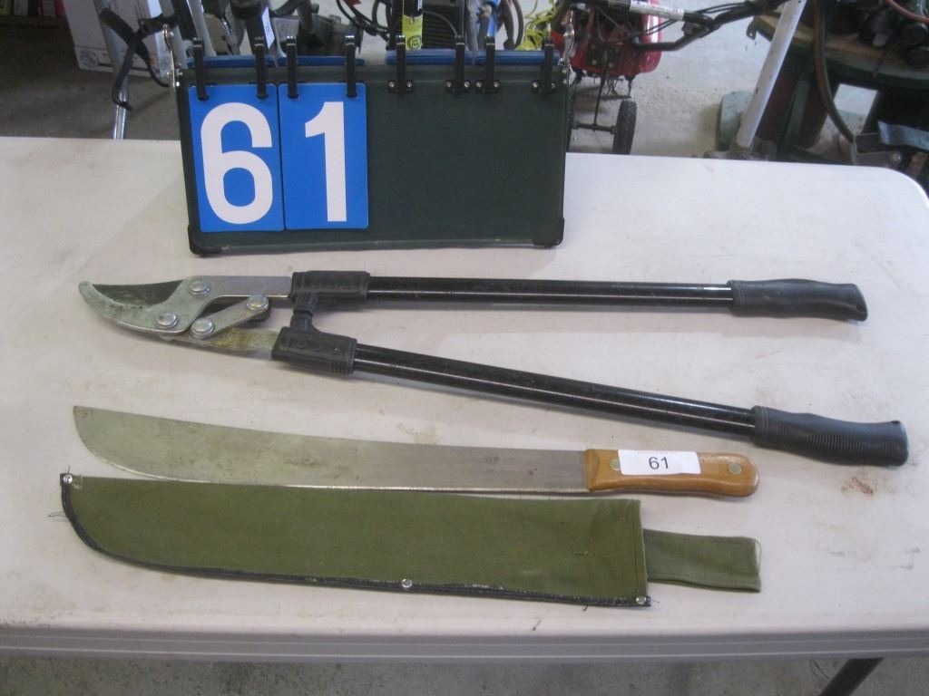 machete, tree cutters