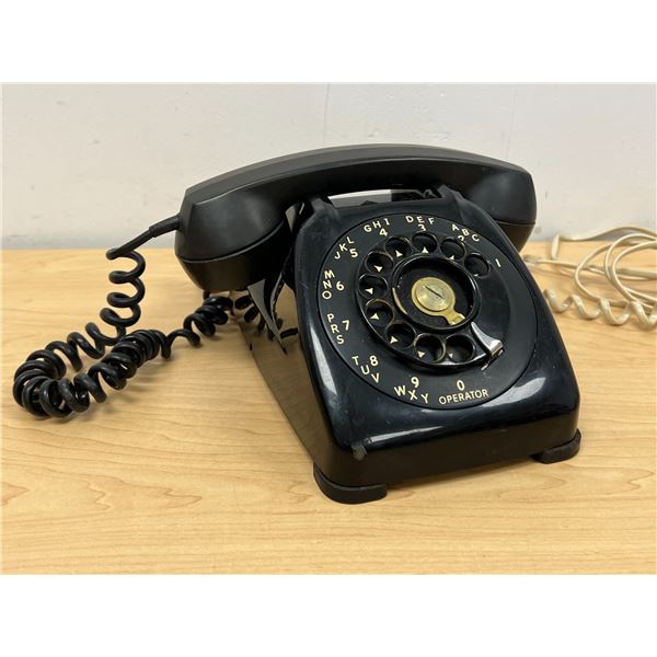 Vintage Monophone Rotary Dial Telephone By Automatic Electric (Canada)