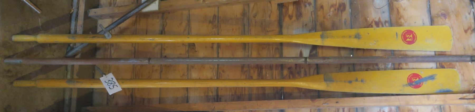 Pair of rowing ores - Schmalz Auctions