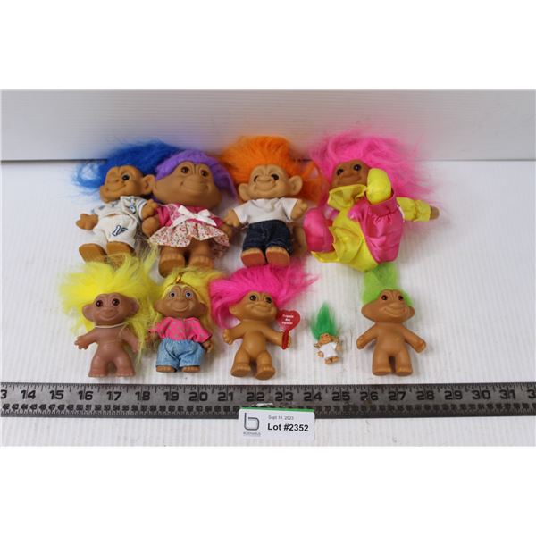 9 Troll Dolls Bodnarus Auctioneering