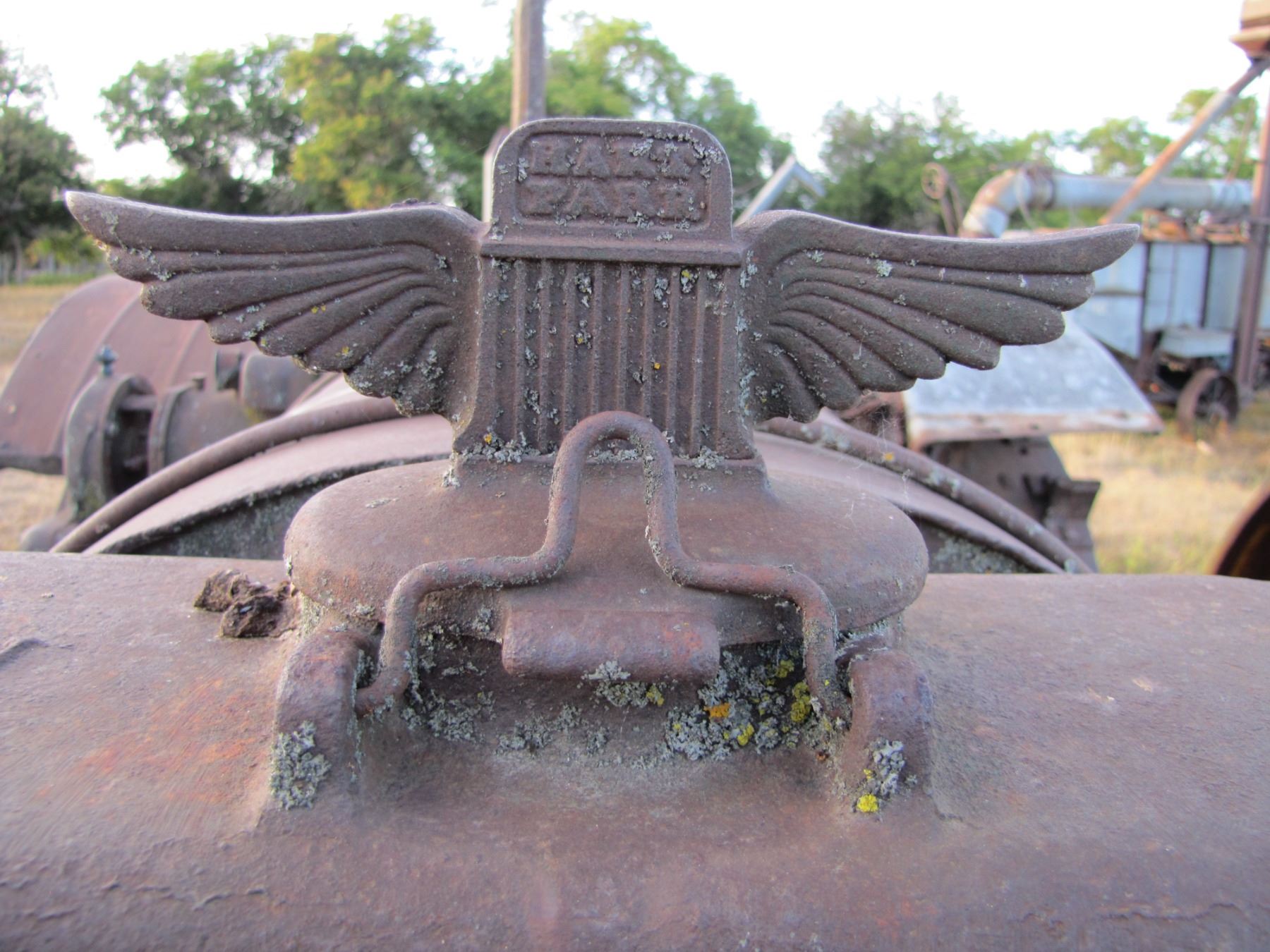 Antique Hart - Parr model 18-36 tractor, On steel wheels, not running ...