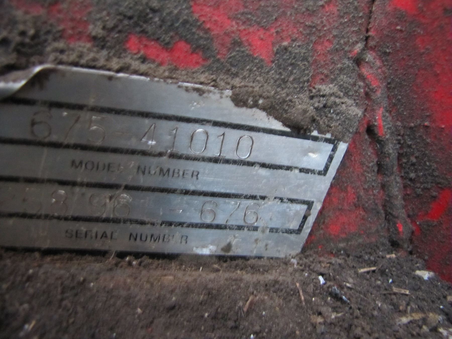 Cockshutt 1755 tractor model 675-41010, Runs on propane, 3913 hours ...