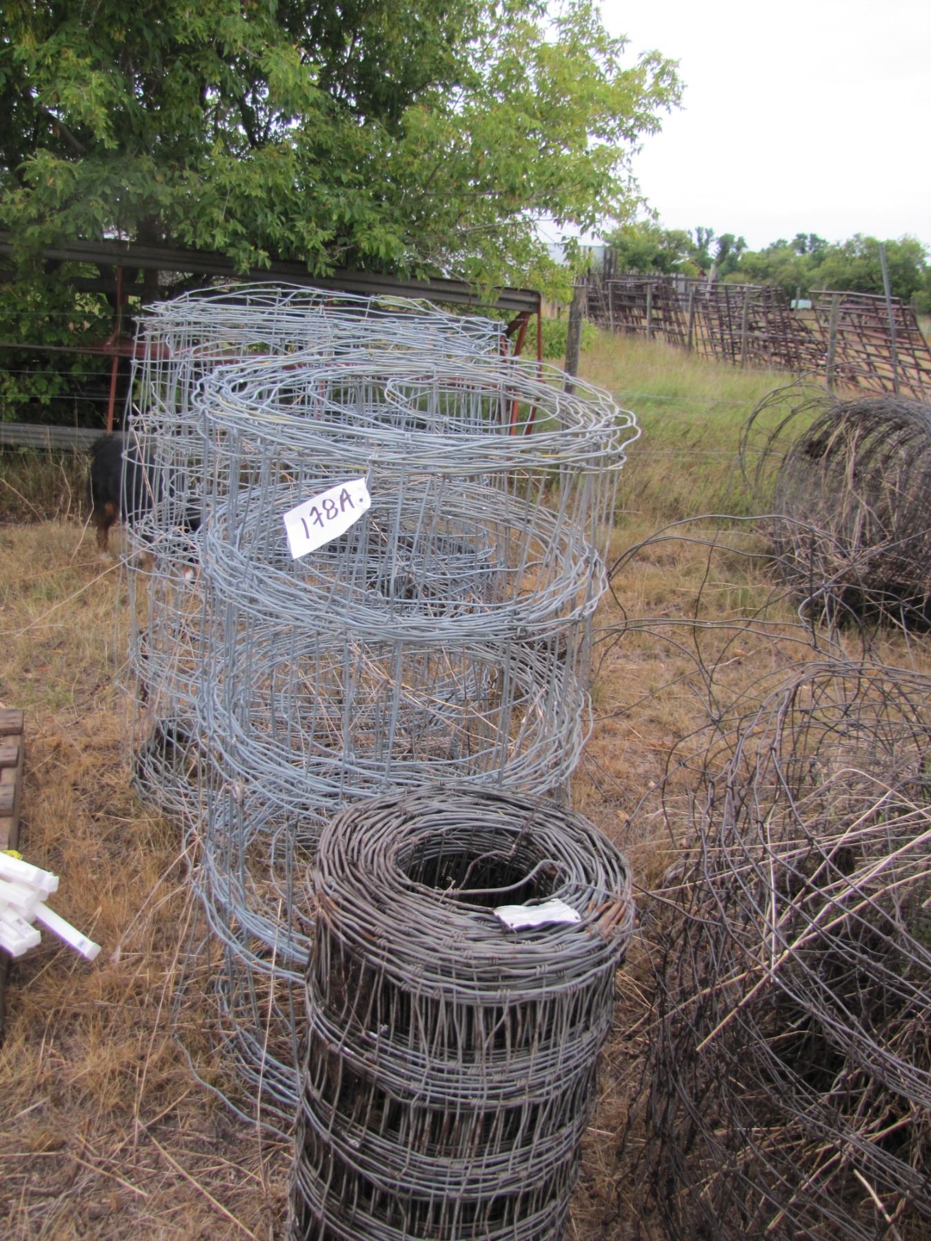 Lot of assorted roll page / fencing wire