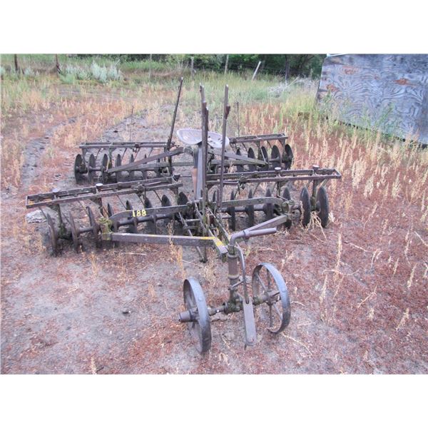 discer 9' on steel wheels