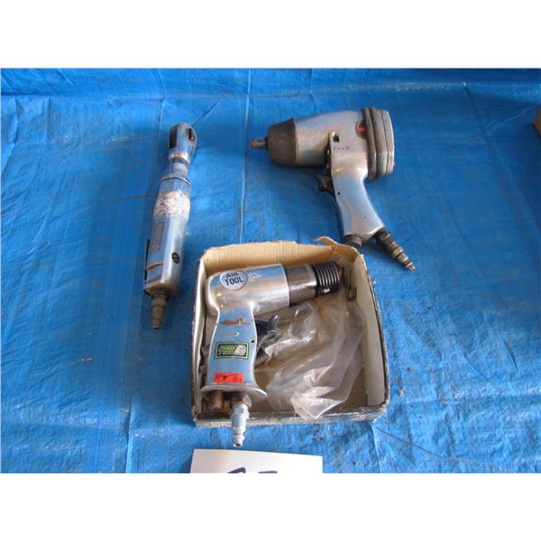 Air chisel, butterfly wrench air operated air impact wrench
