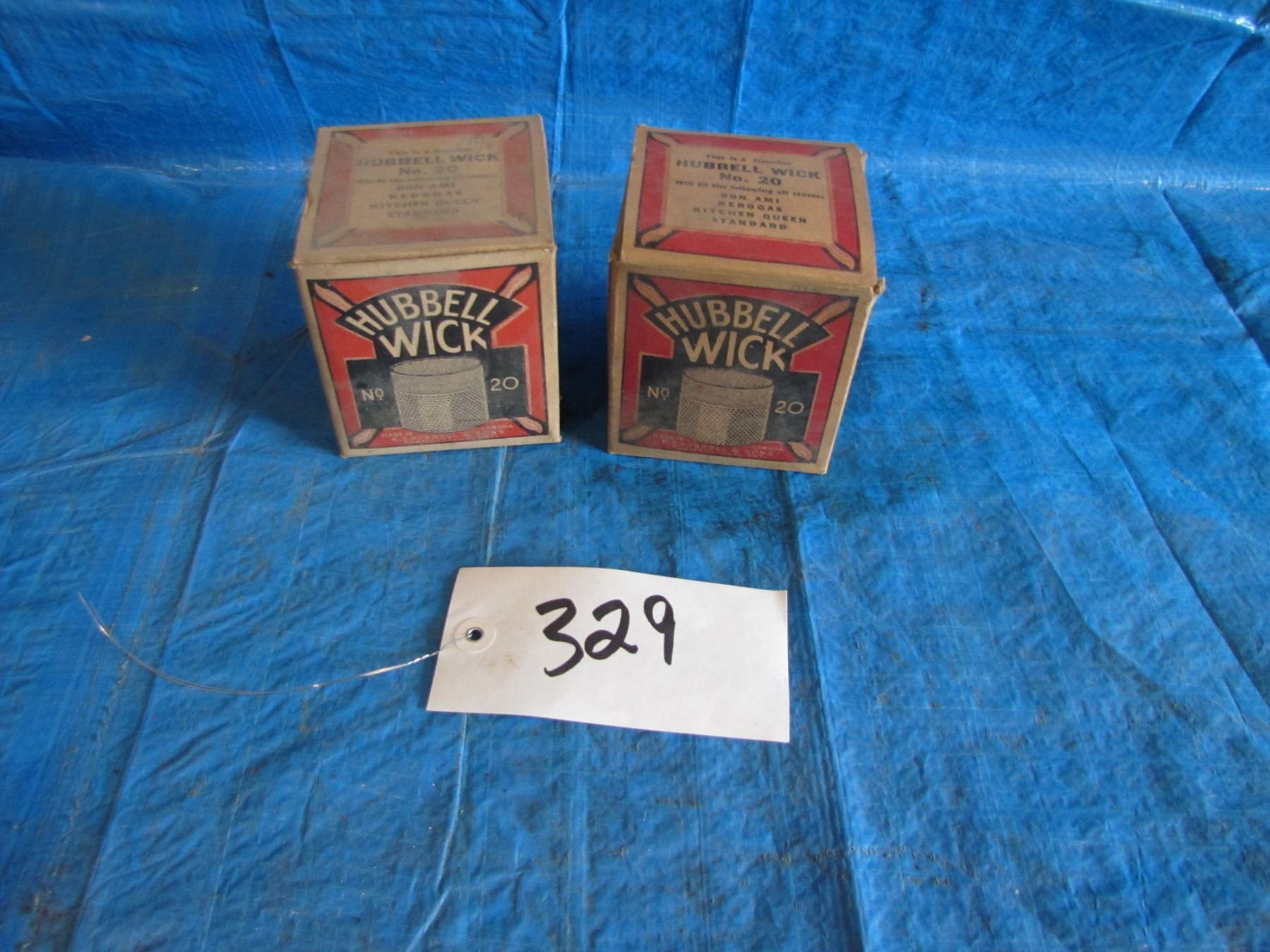 Lot of two Hubble Wick #20 Wicks in original box one box has come apart