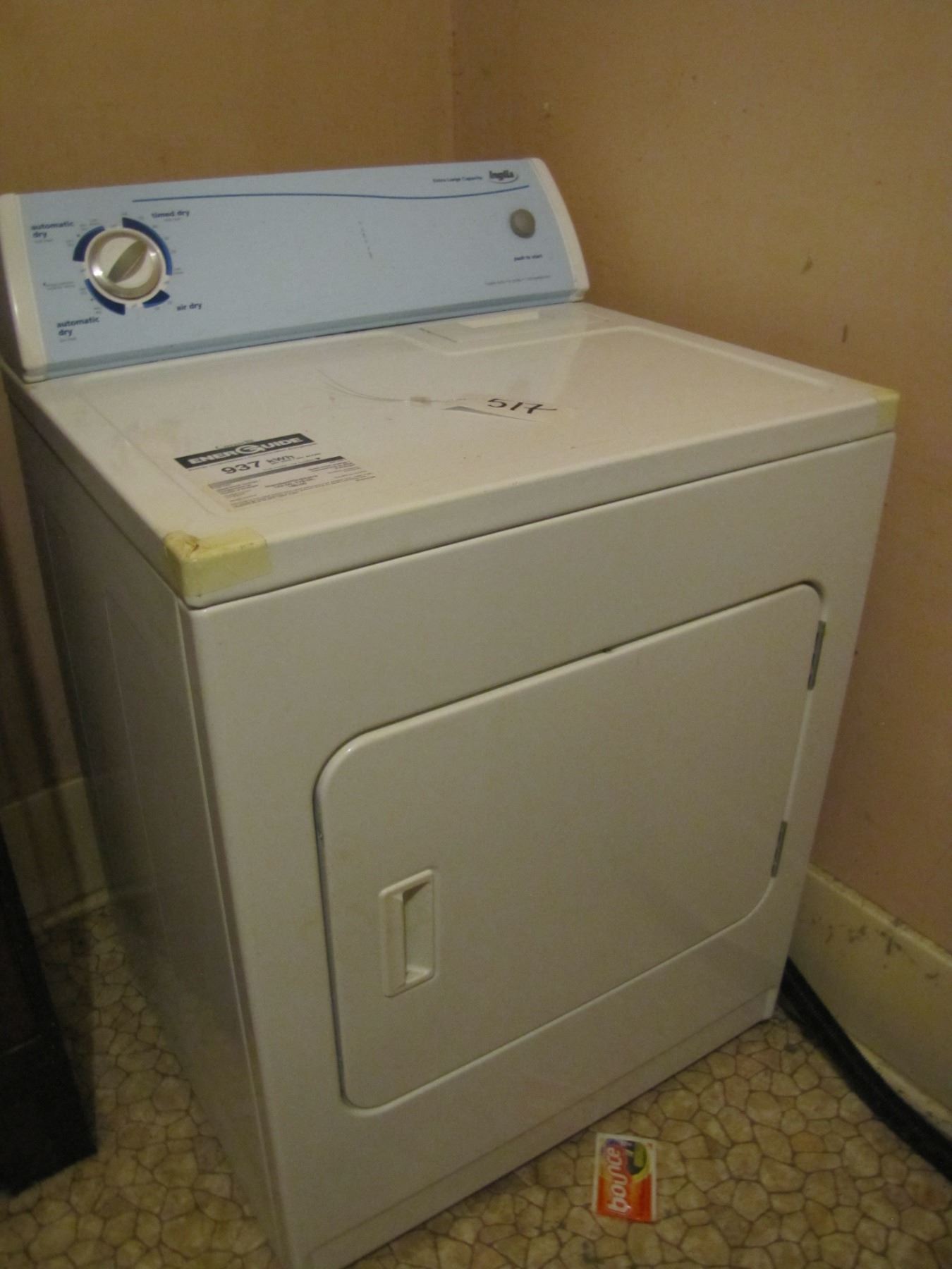Inglis Extra large capacity clothes dryer WORKING CONDITION