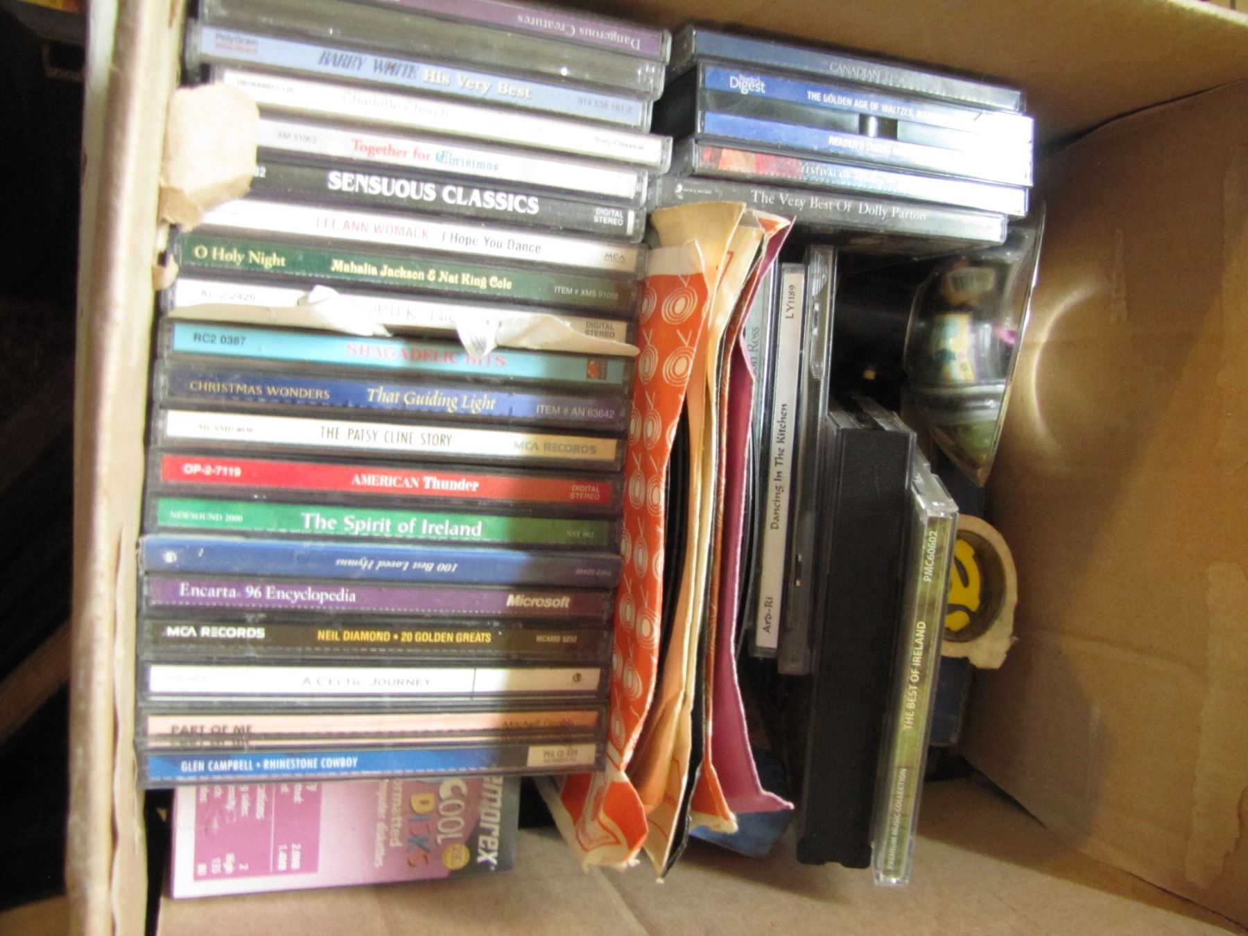 Lot of VHS tapes , radio , Sony VHS tape player , radio and cd player ...