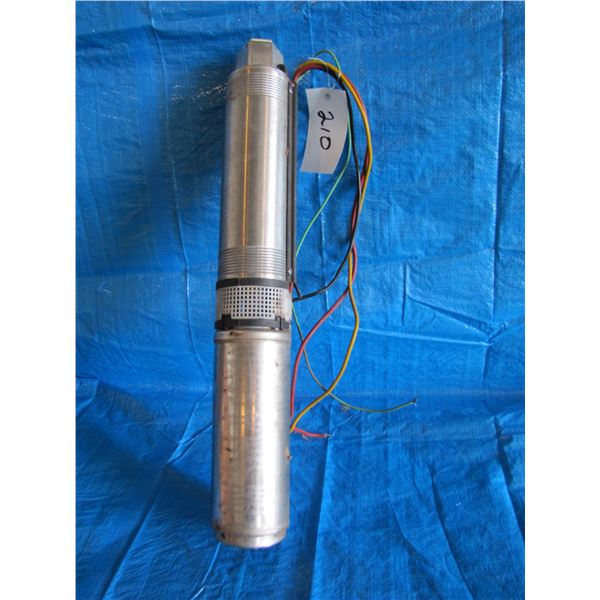 Red jacket Franklin 230 Volt three wire submersible pump