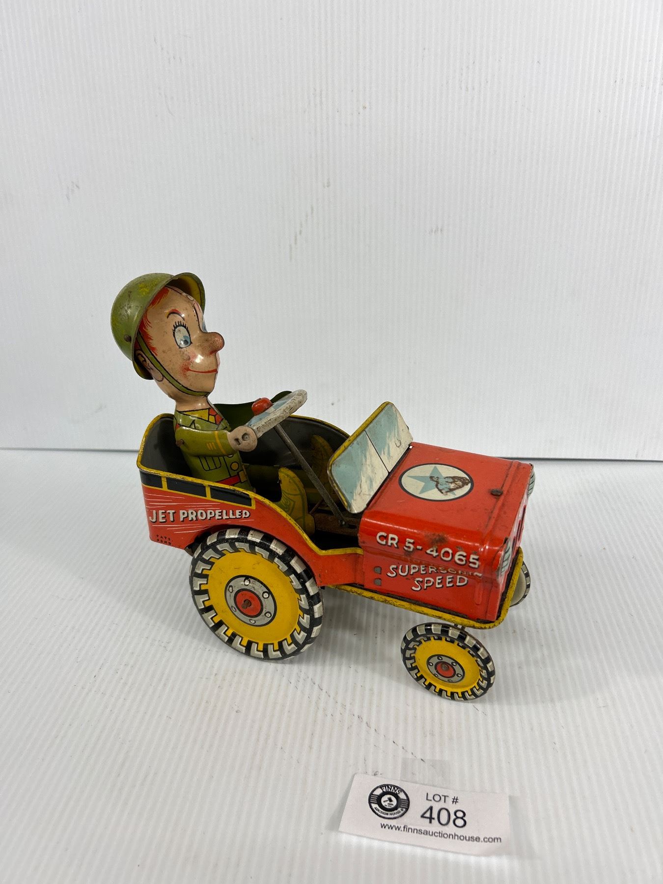Vintage Tin "GI Joe And His Jouncing Jeep" Made By Unique Art Mfg. Co ...