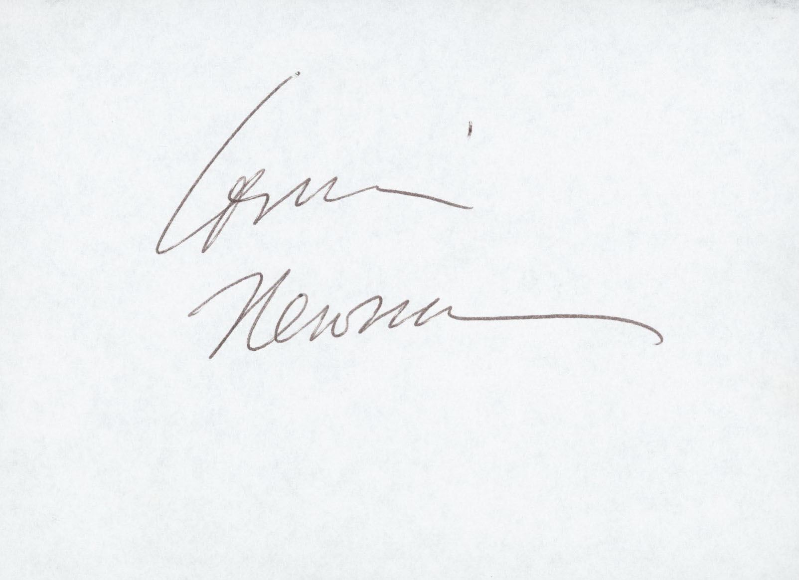 Laraine Newman signature cut