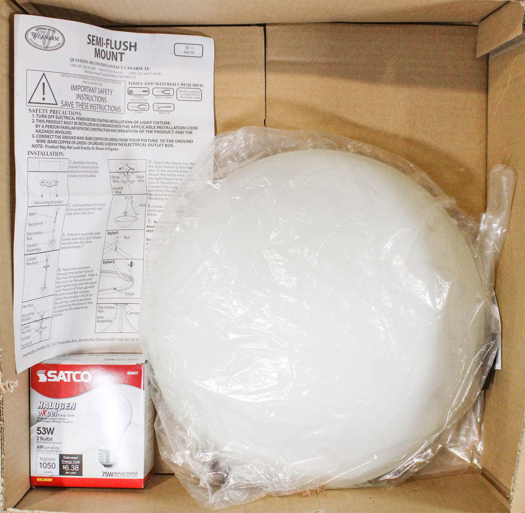 NEW SEMI FLUSH MOUNT SEILING LIGHT