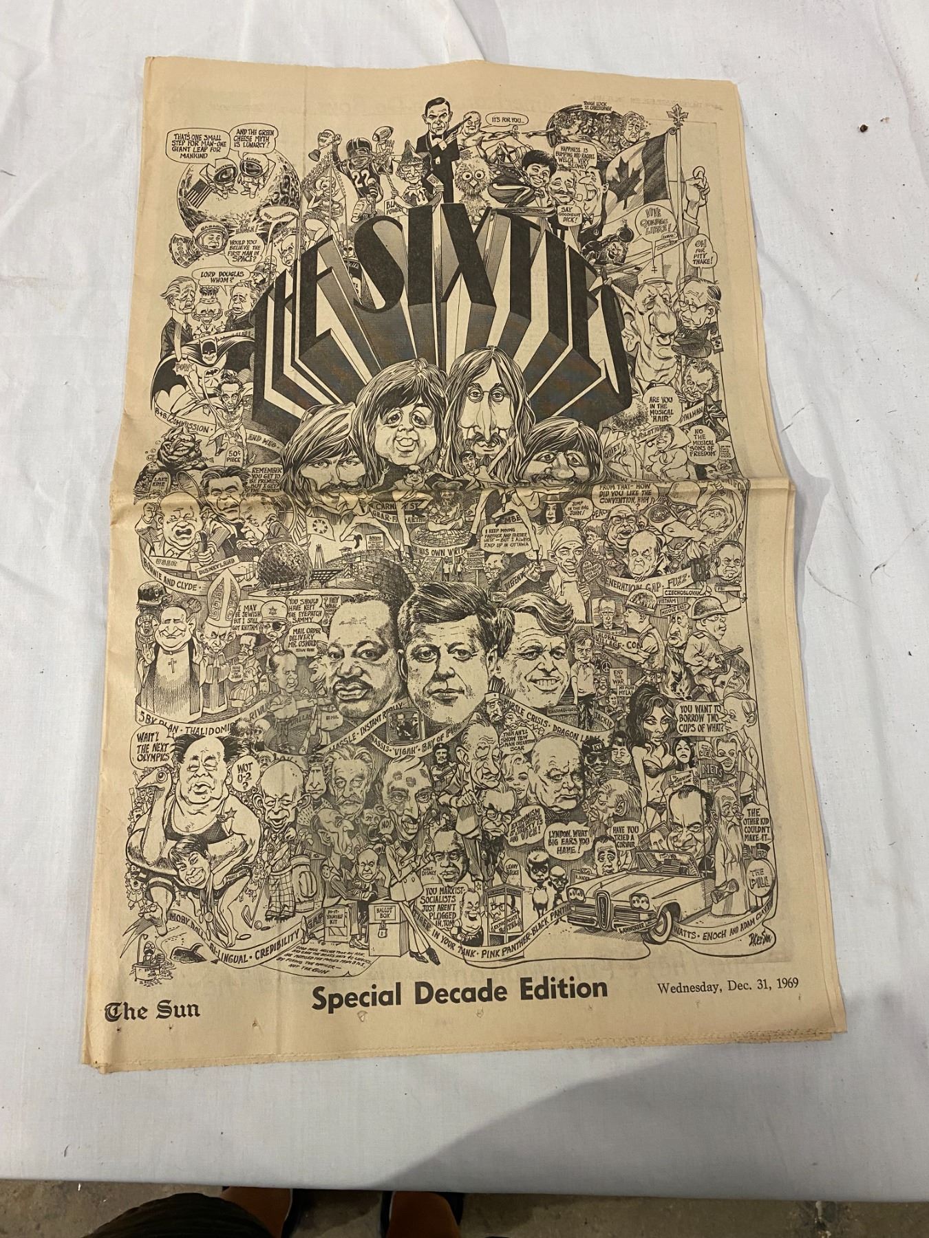 The Sun special decade edition Wednesday Dec 31 1969