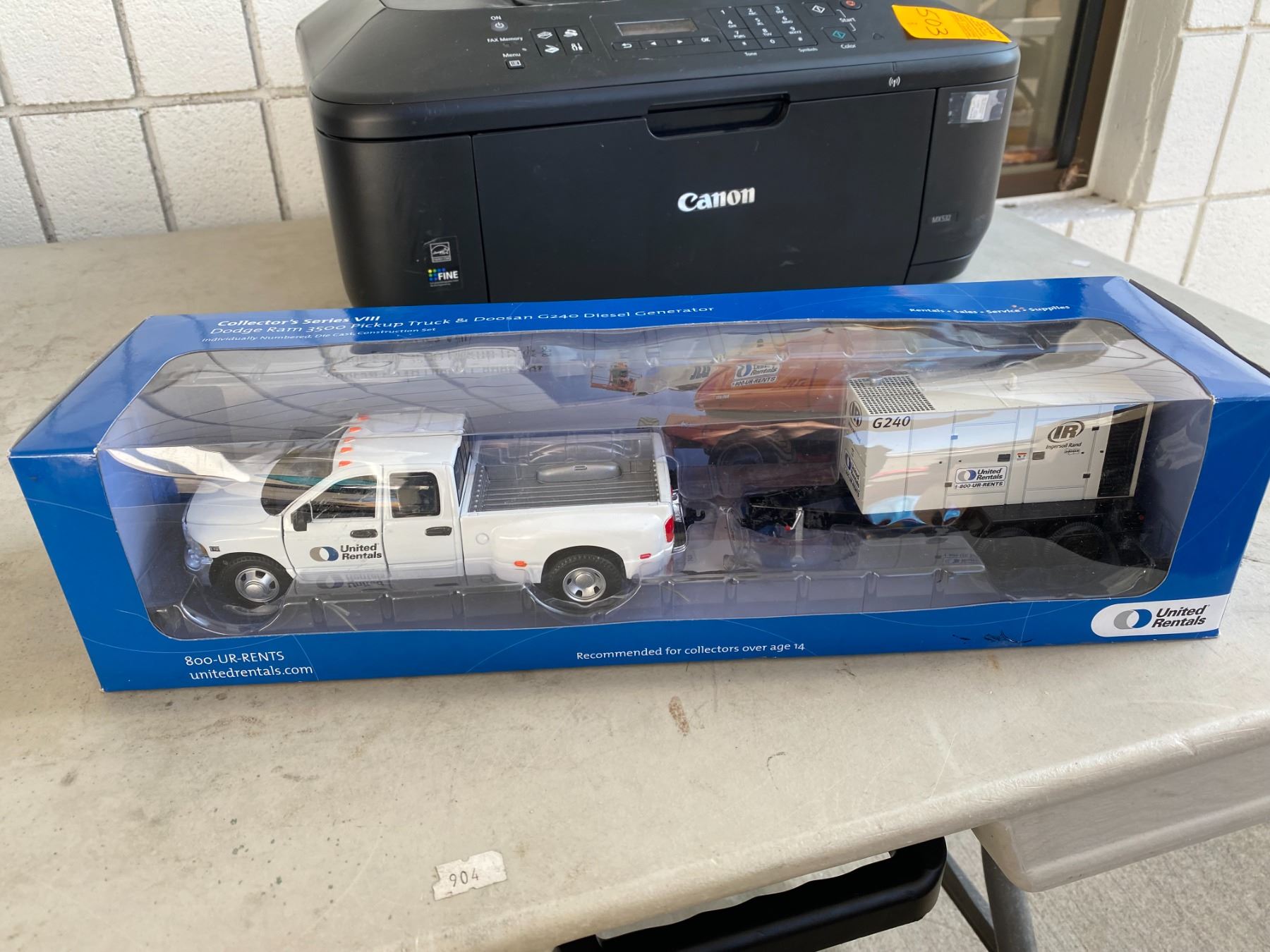 Dodge ram 3500 pick up truck & doosan g240 diesel generator