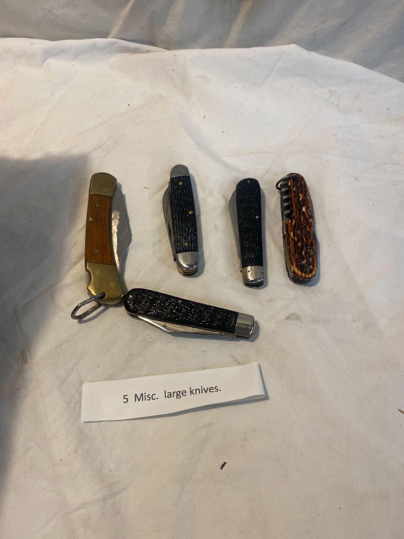 5 misc. knives