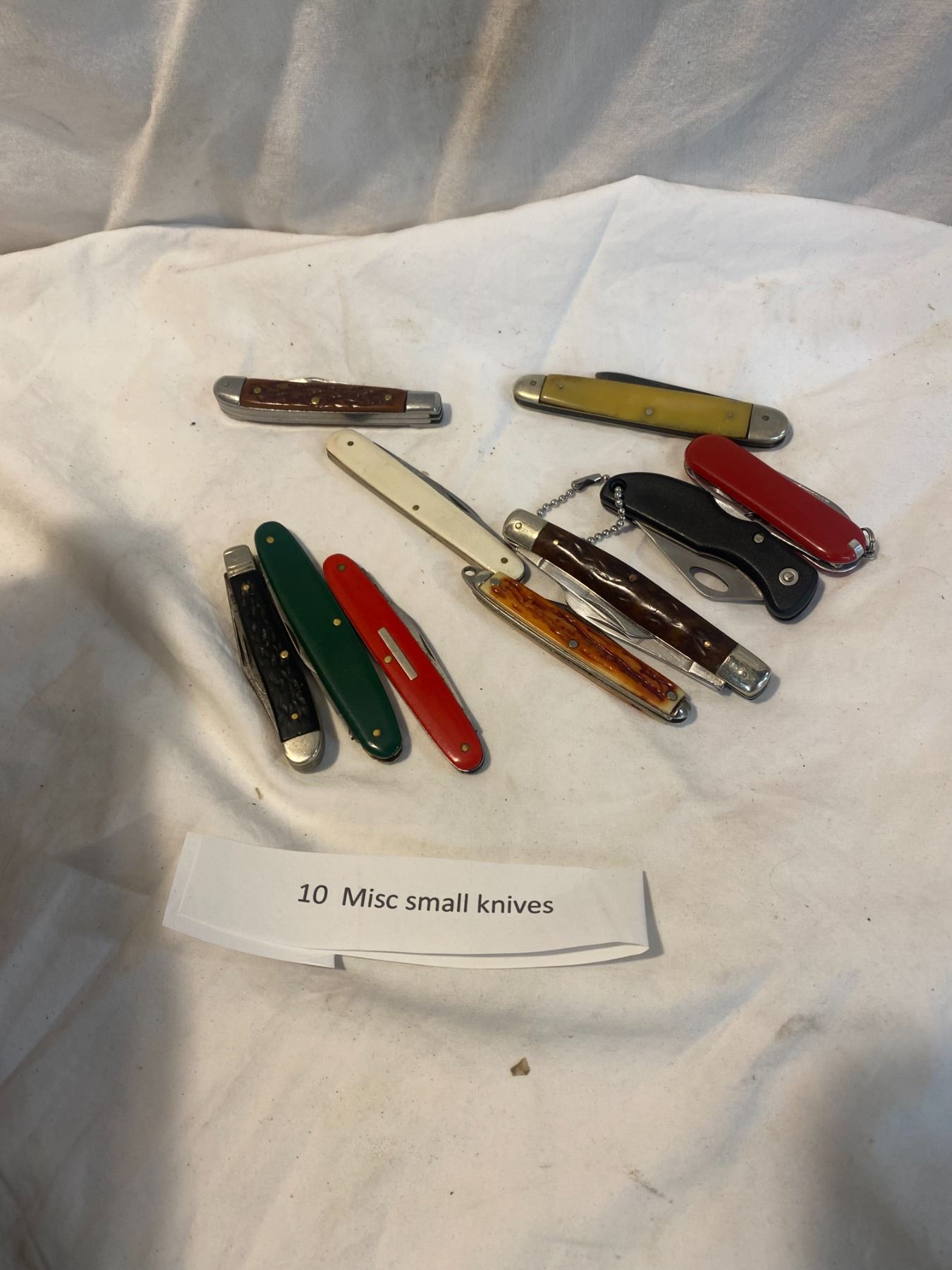 10 misc. small knives