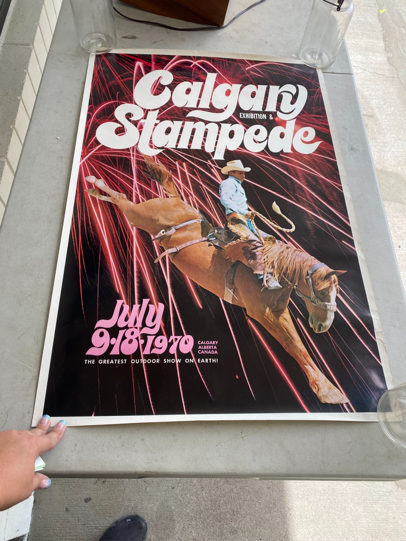 Calgary Stampede July 1970 poster