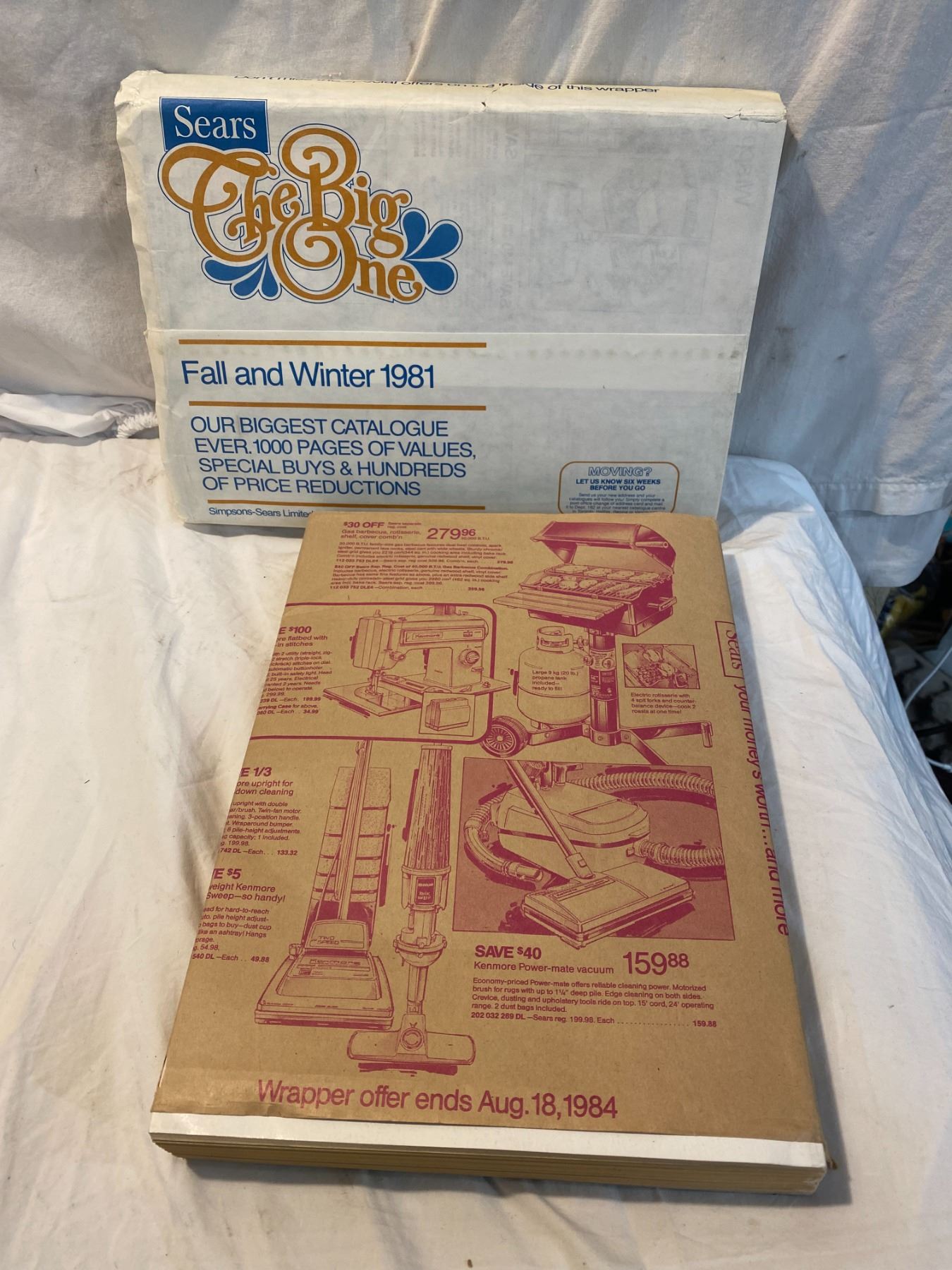 1981 and 1984 new sears catalogs
