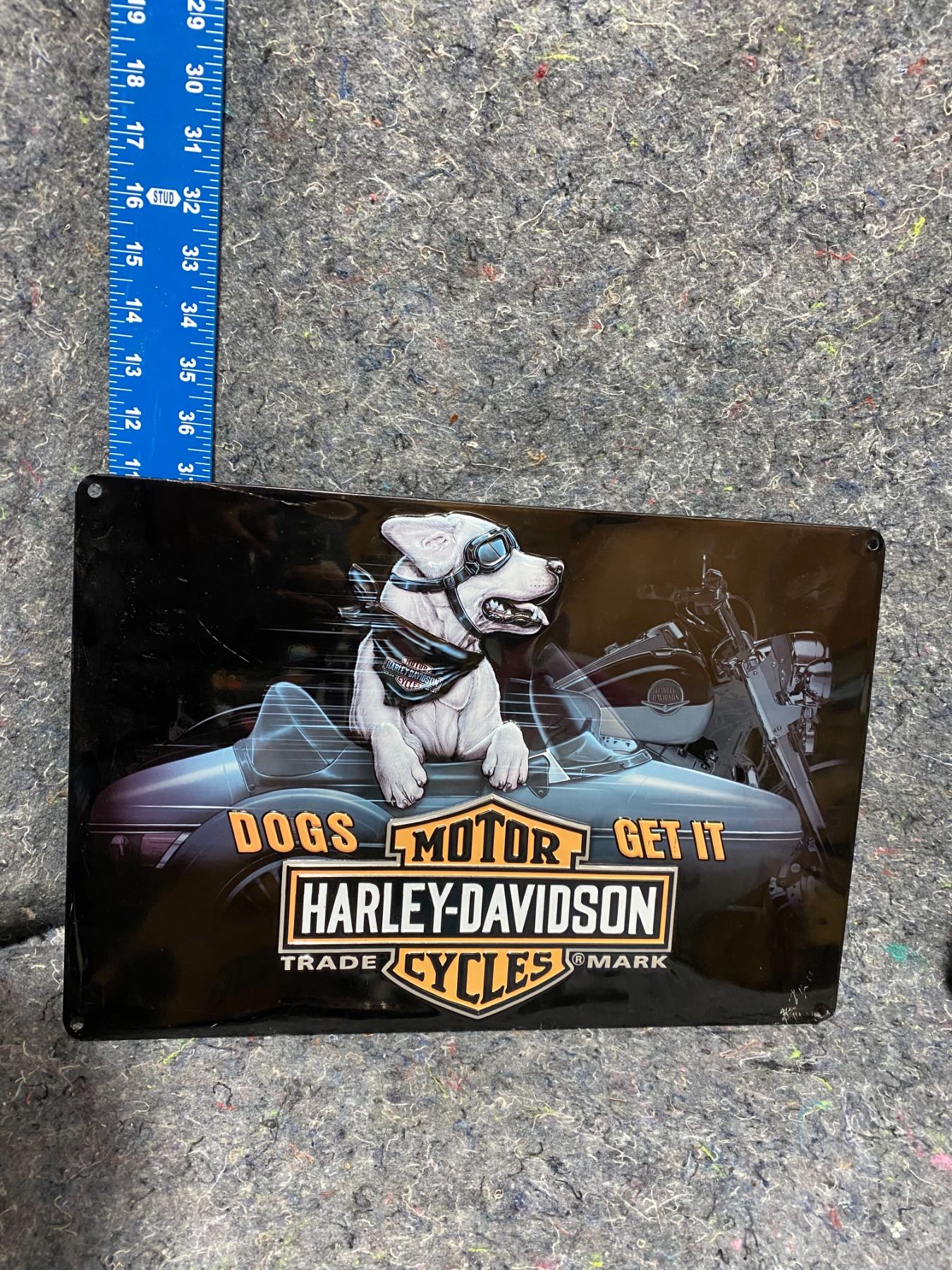 Harley Davidson tin sign
