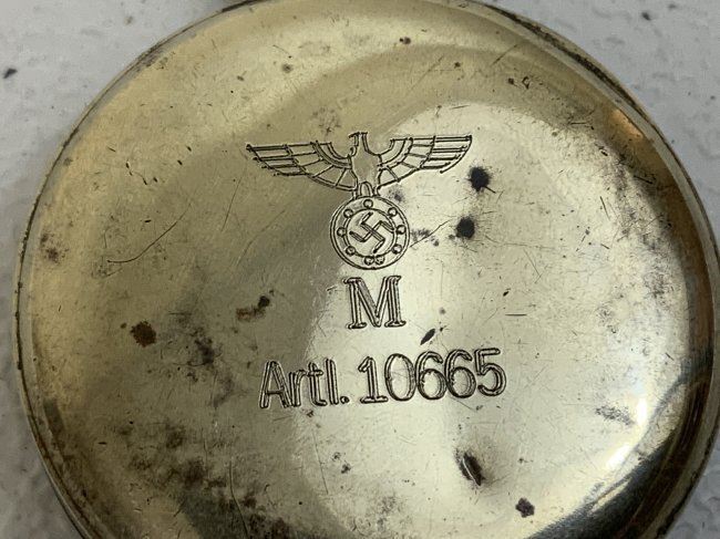 WWII GERMAN KRIEGSMARINE U-BOAT TORPEDO TIMER STOPWATCH BY HARTMANN BERLIN