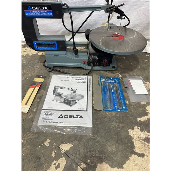 Delta 16 Variable Speed Scroll Saw Sunrise Estate Services Ltd