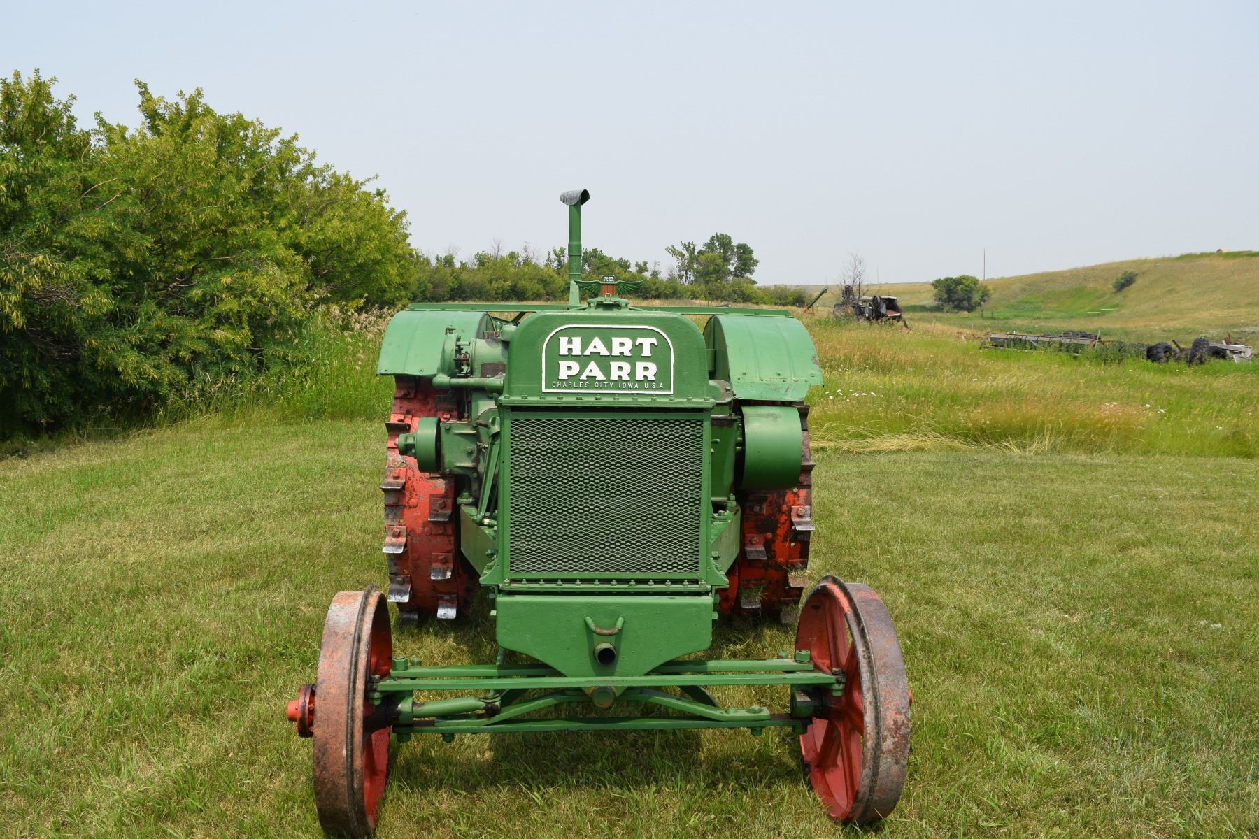 1928 Hart Parr 18-36, on steel
