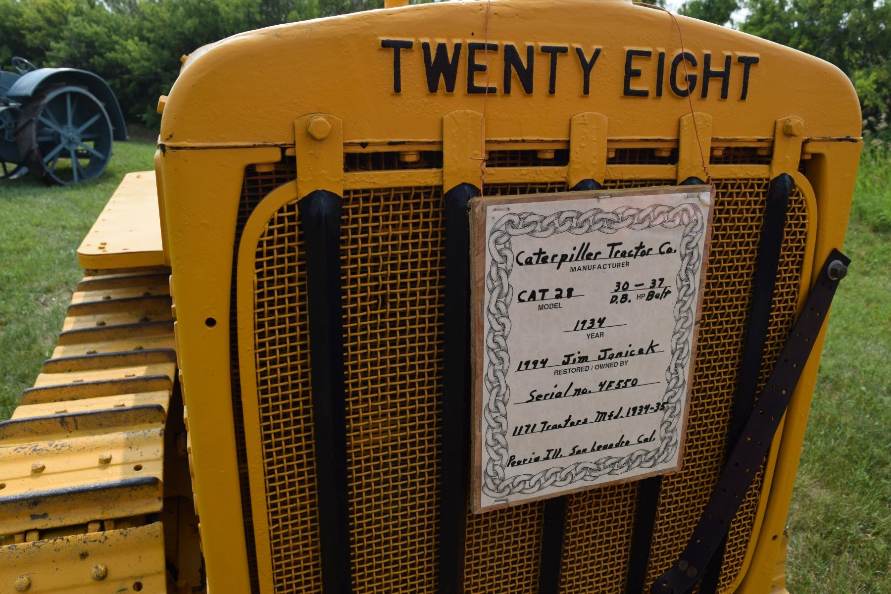 1934 Caterpillar Model 28 crawler